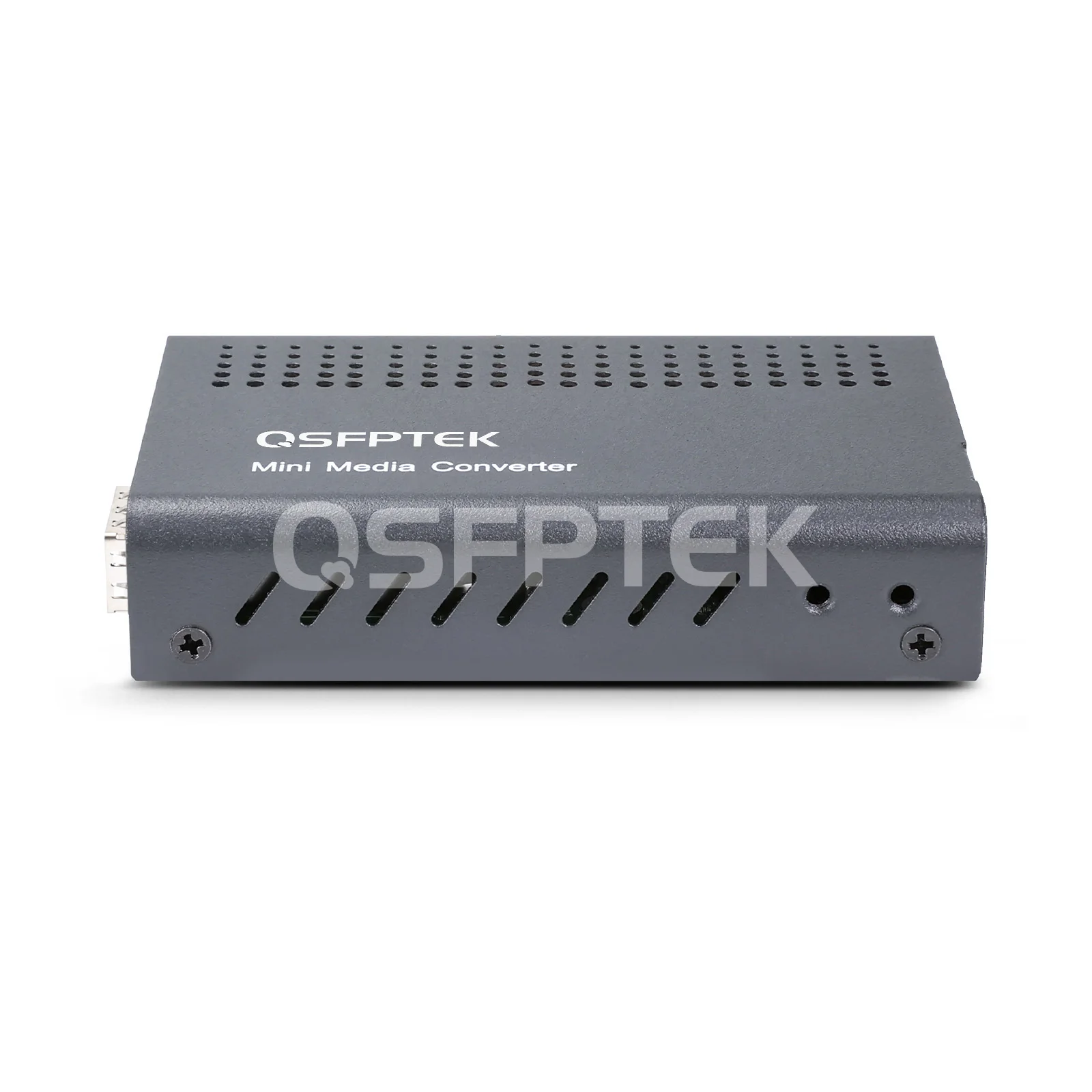 Mini Unmanaged 2x 10/100/1000Base-T RJ45 to 1x 1000Base-X SFP Slot Gigabit Ethernet Media Converter